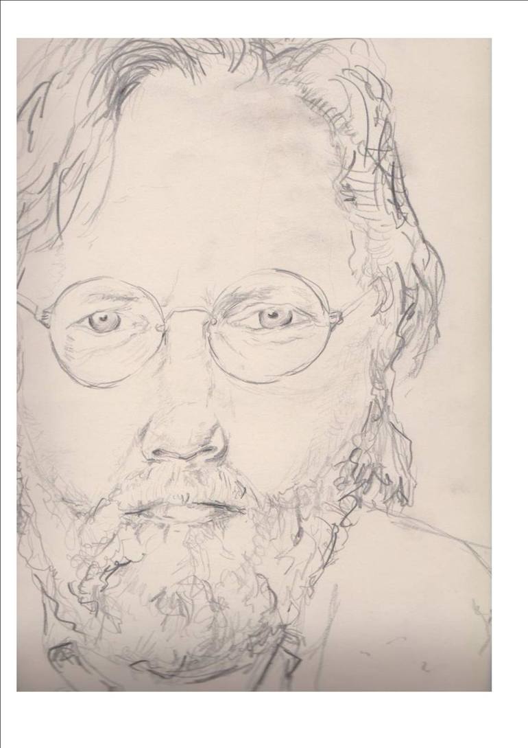 Portrait Study Drawing by Marie-Louise Mullen | Saatchi Art