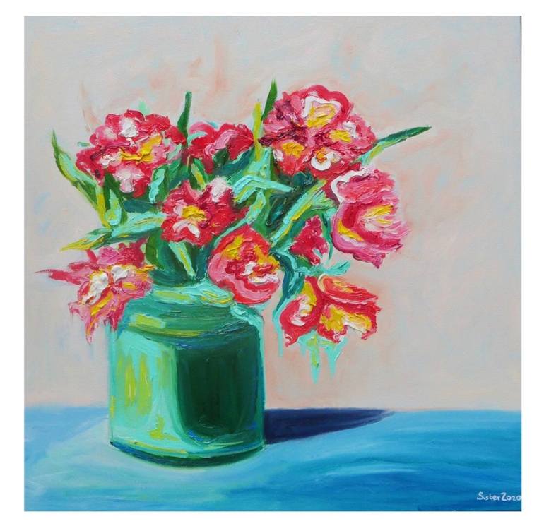 Insomnia Blossoms Painting by Sister Zozo Artist | Saatchi Art