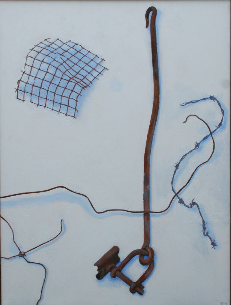 Any Old Iron Painting by Biddy Peppin | Saatchi Art