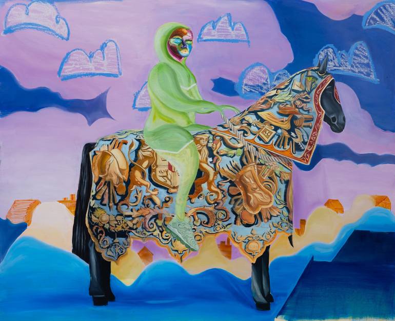 Bro Is On A Horse Painting by kaili smith | Saatchi Art