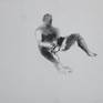 sitting drawing Drawing by Nemanja Jovicic | Saatchi Art