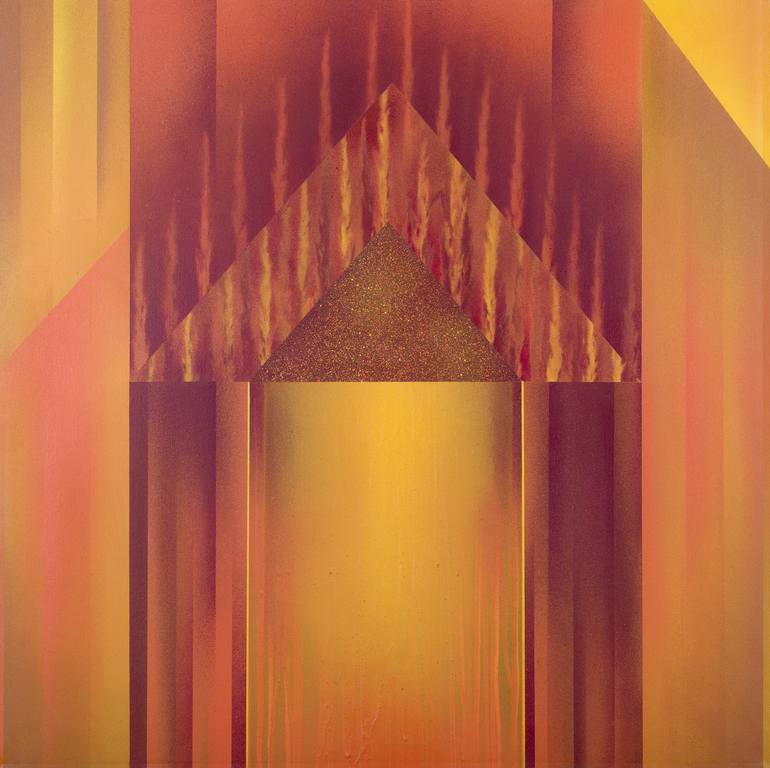 Temple Painting by Lukas Jakubis | Saatchi Art