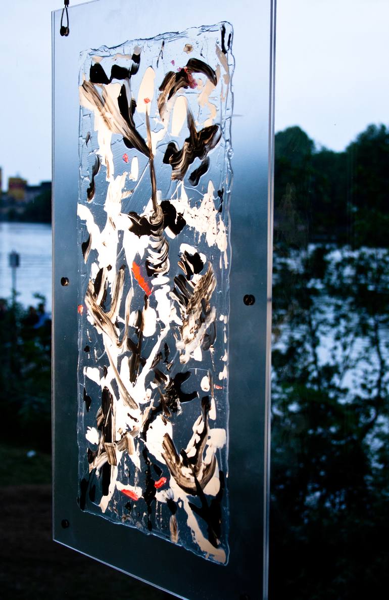 Oscilloscape/Projection Painting by Serkan Goeren | Saatchi Art