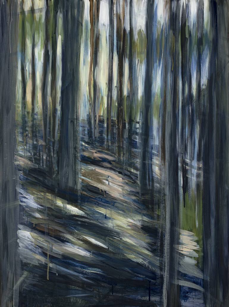 Trees Painting by Anne Green | Saatchi Art