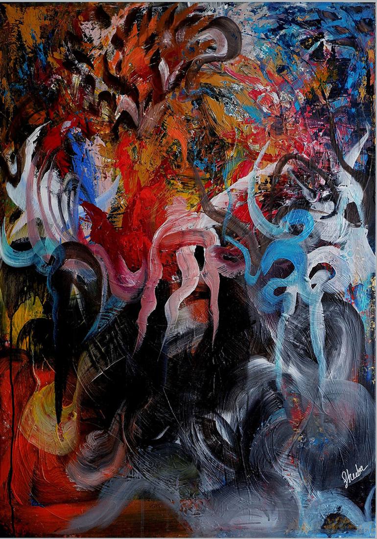 March Madness Painting by Sheeba Khan | Saatchi Art