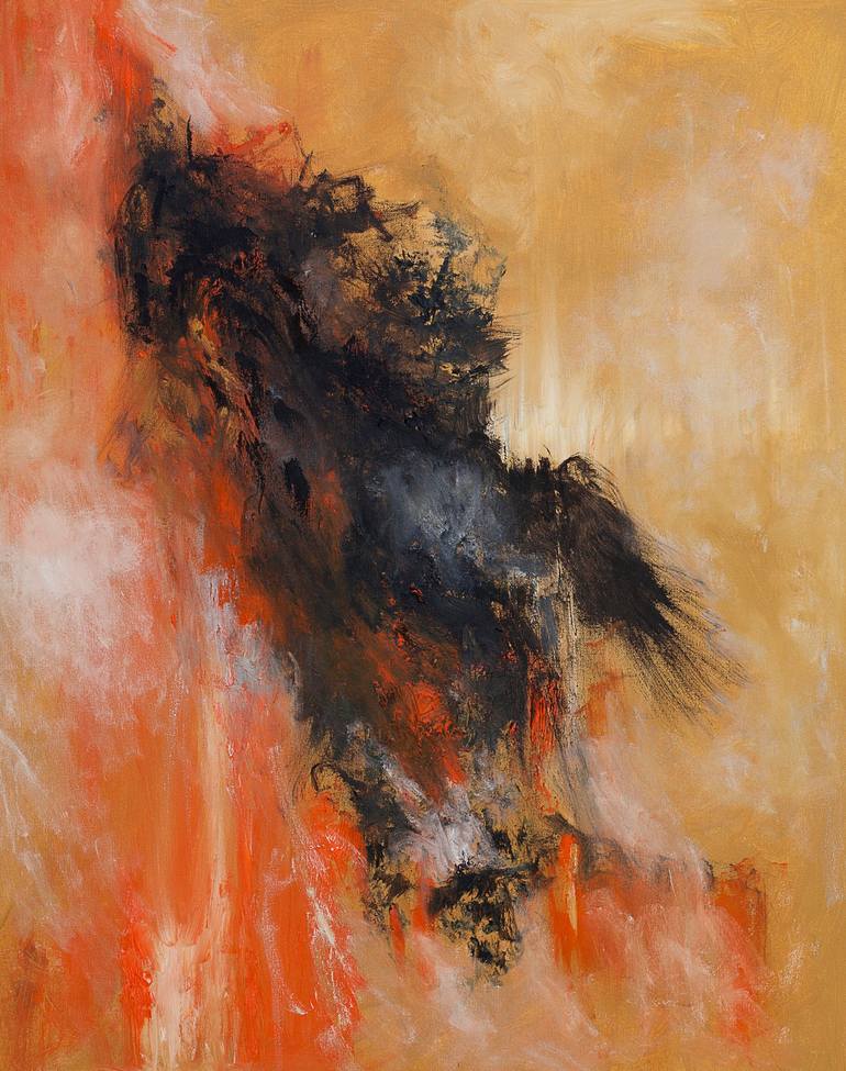 Ablaze Painting by S H Khan | Saatchi Art