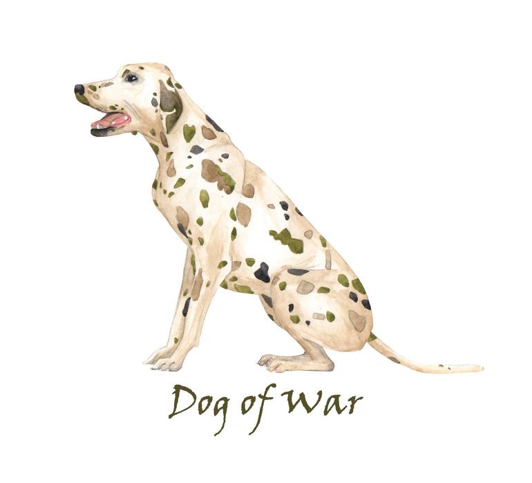 Dog of War Drawing by Gore Duke | Saatchi Art