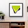 Geometric Green 1 Painting by Catia Goffinet | Saatchi Art