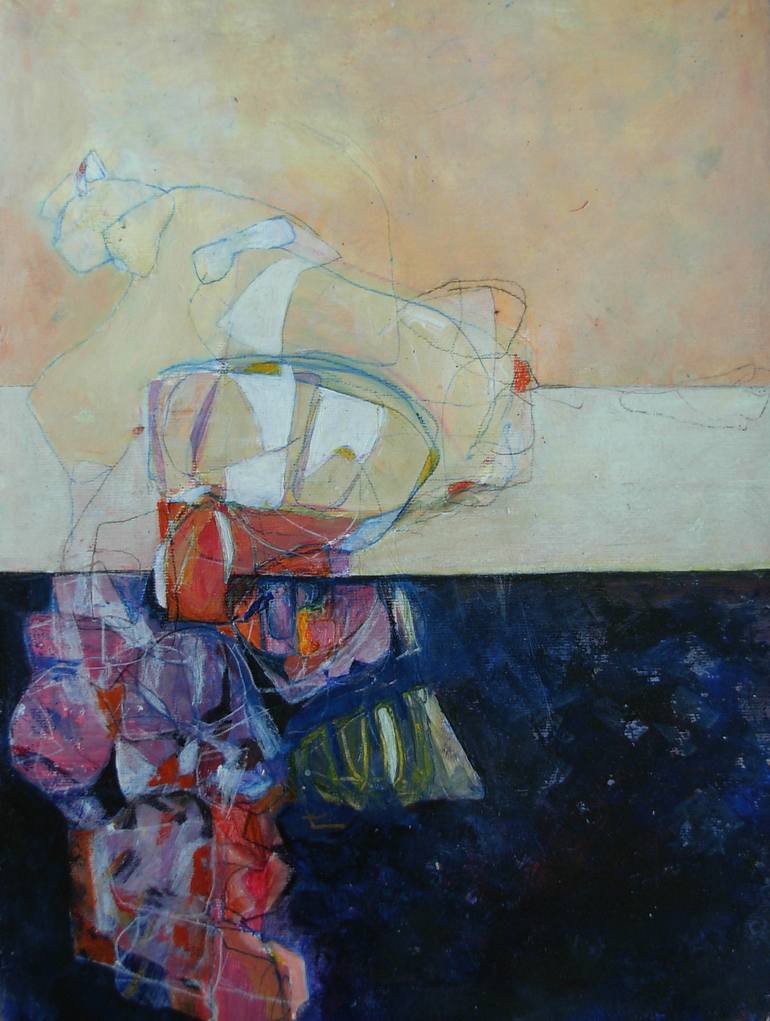 The two of us Painting by Julia Zwicker | Saatchi Art