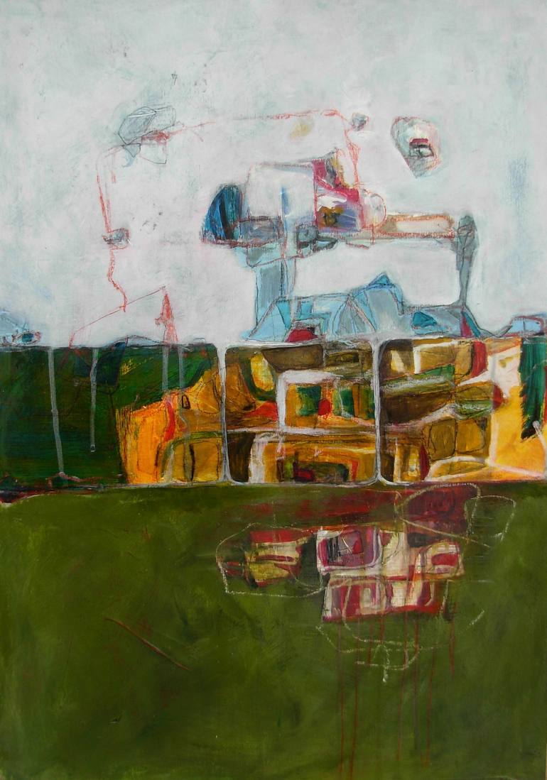 the two of us Painting by Julia Zwicker | Saatchi Art