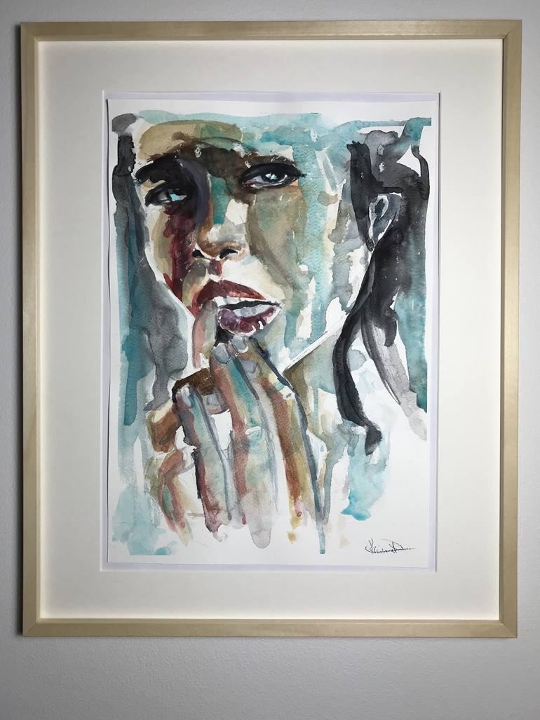 Ziggy Water IV Painting by Karina Thomas | Saatchi Art