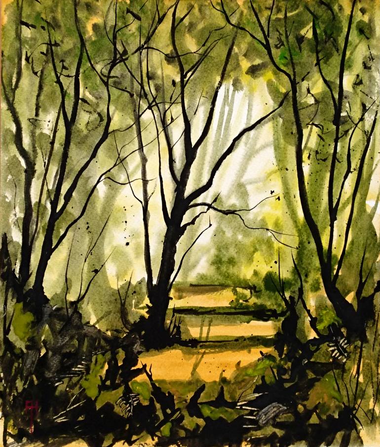 Sunlight Painting by Alan Harris | Saatchi Art