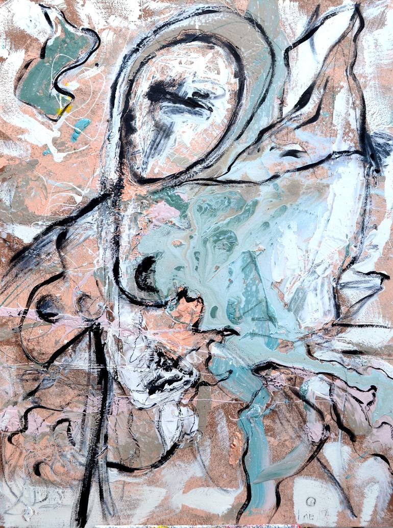 Human Distortion Mind Chill Painting by Grace Divine | Saatchi Art