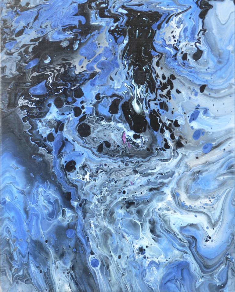 Nitrogen(2017) by Adam Zafrian Painting by Adam Zafrian | Saatchi Art