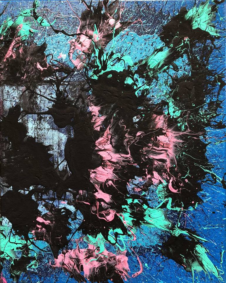 Splatter Abstract, Splatter Canvas, Pollock Style, Jackson Pollock ...