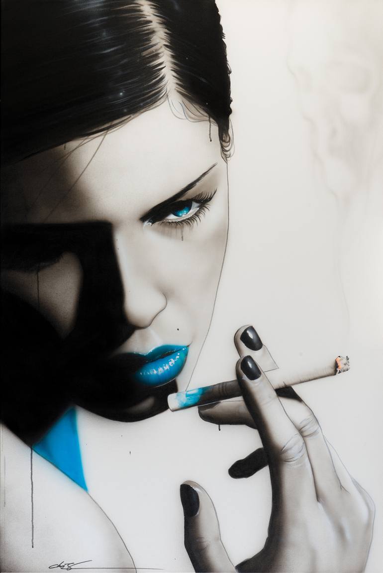 Azure Addiction Painting by Christian Chapman Art | Saatchi Art