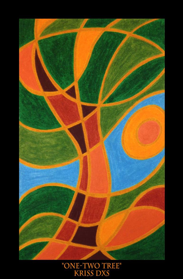 ONE, TWO, TREE Drawing by Kriss Dxs | Saatchi Art