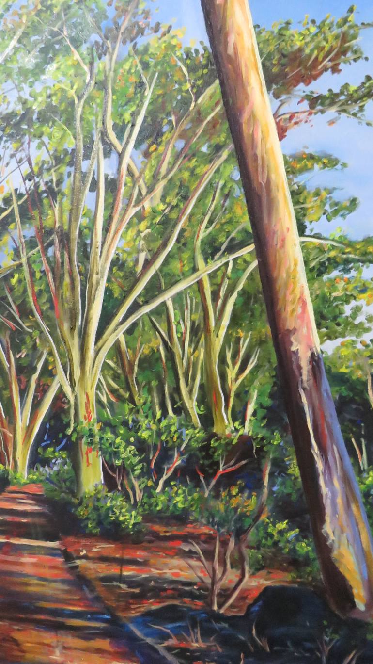 Fever Tree Landscape I Painting by Tiaan Jordaan | Saatchi Art