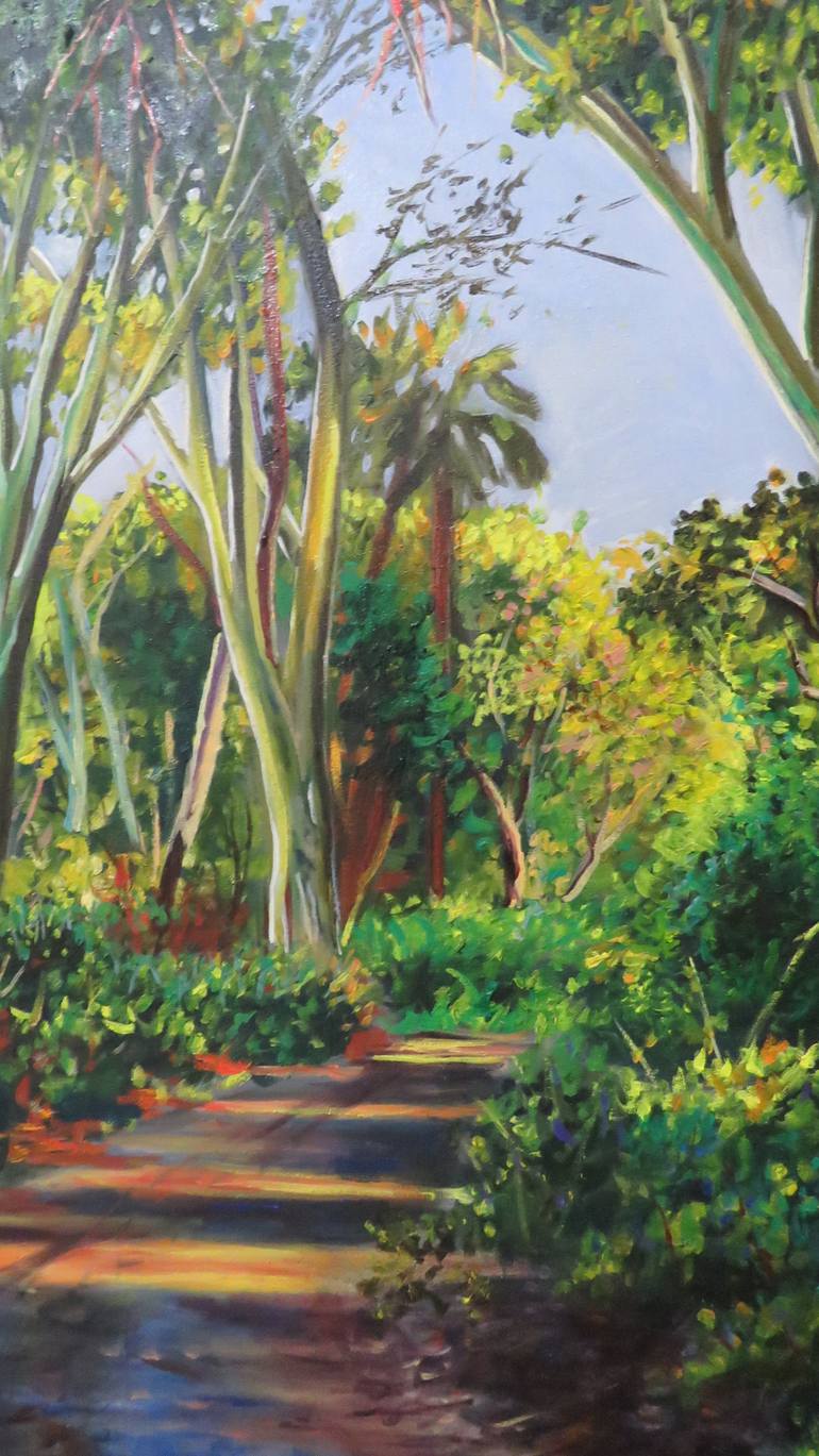 Fever Tree Landscape II Painting by Tiaan Jordaan | Saatchi Art