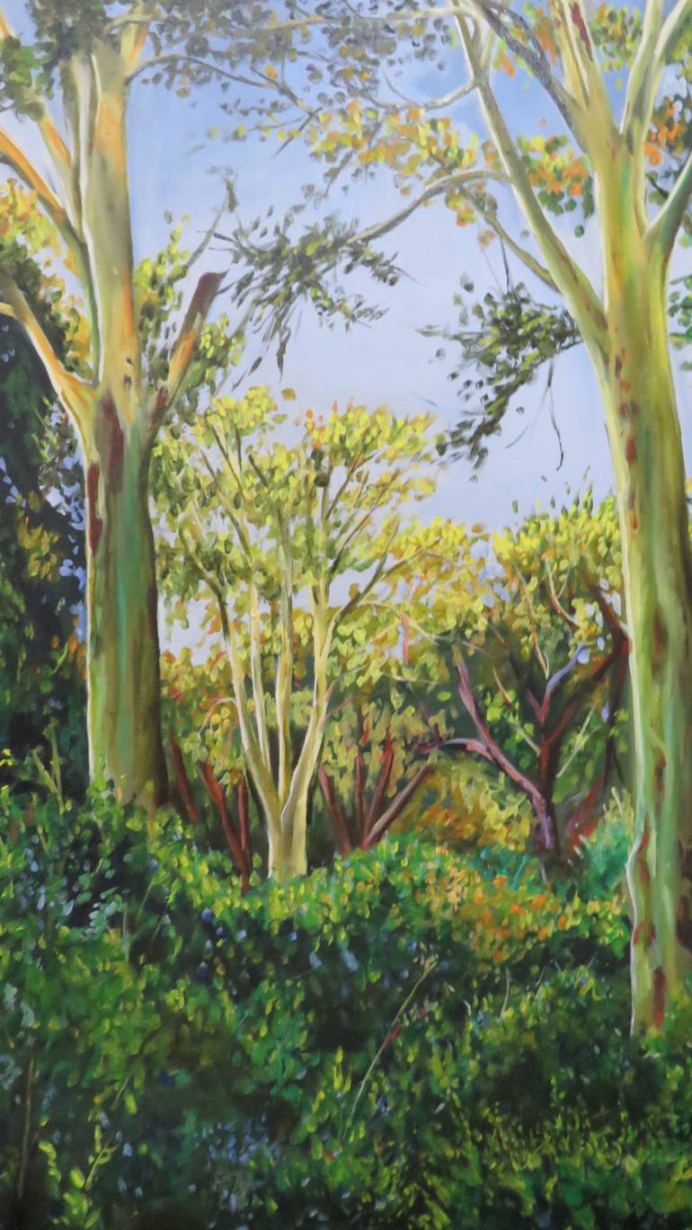 Fever Tree Landscape II Painting by Tiaan Jordaan | Saatchi Art
