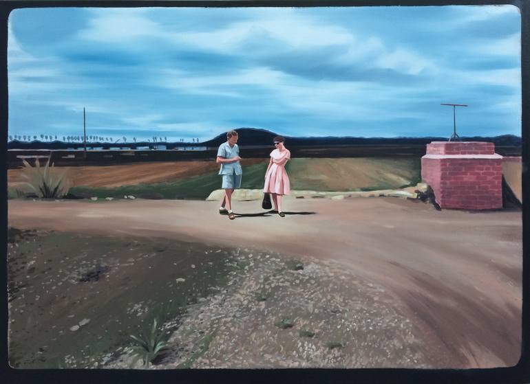 Mr Telley & Pat Painting by Jake Bee | Saatchi Art