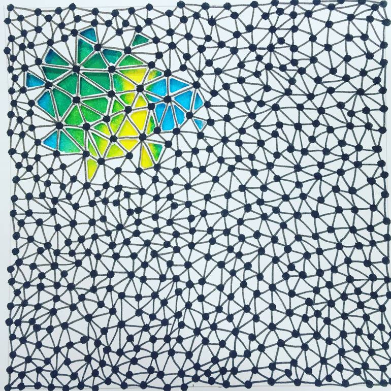 Cut through Drawing by Kelly Walker | Saatchi Art