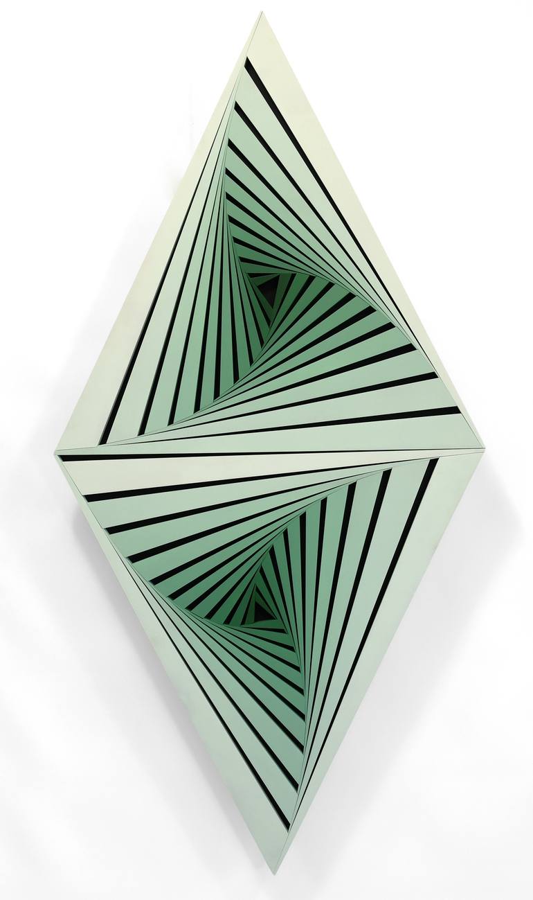Space Paradox II Verde Sculpture by Dmytro Shavala | Saatchi Art United ...