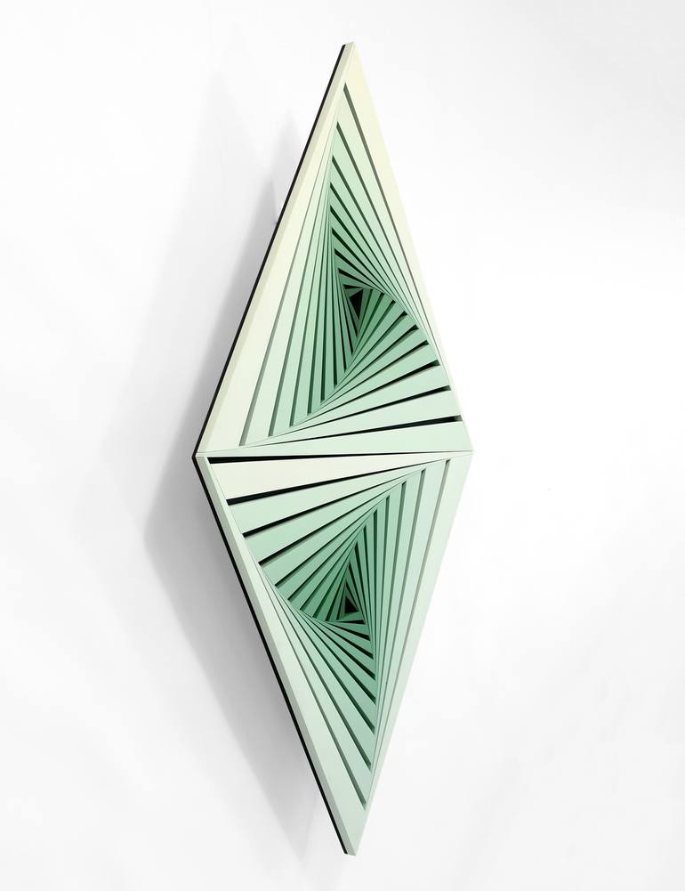 Space Paradox II Verde Sculpture by Dmytro Shavala | Saatchi Art United ...