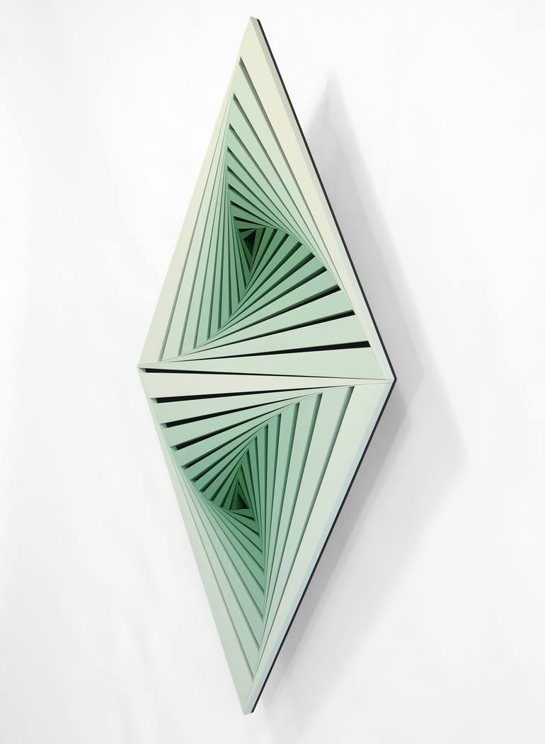 Space Paradox II Verde Sculpture by Dmytro Shavala | Saatchi Art United ...