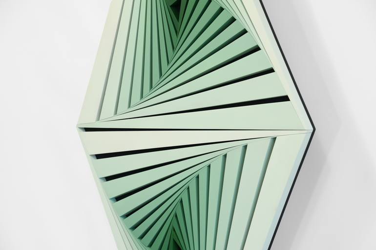 Space Paradox II Verde Sculpture by Dmytro Shavala | Saatchi Art United ...