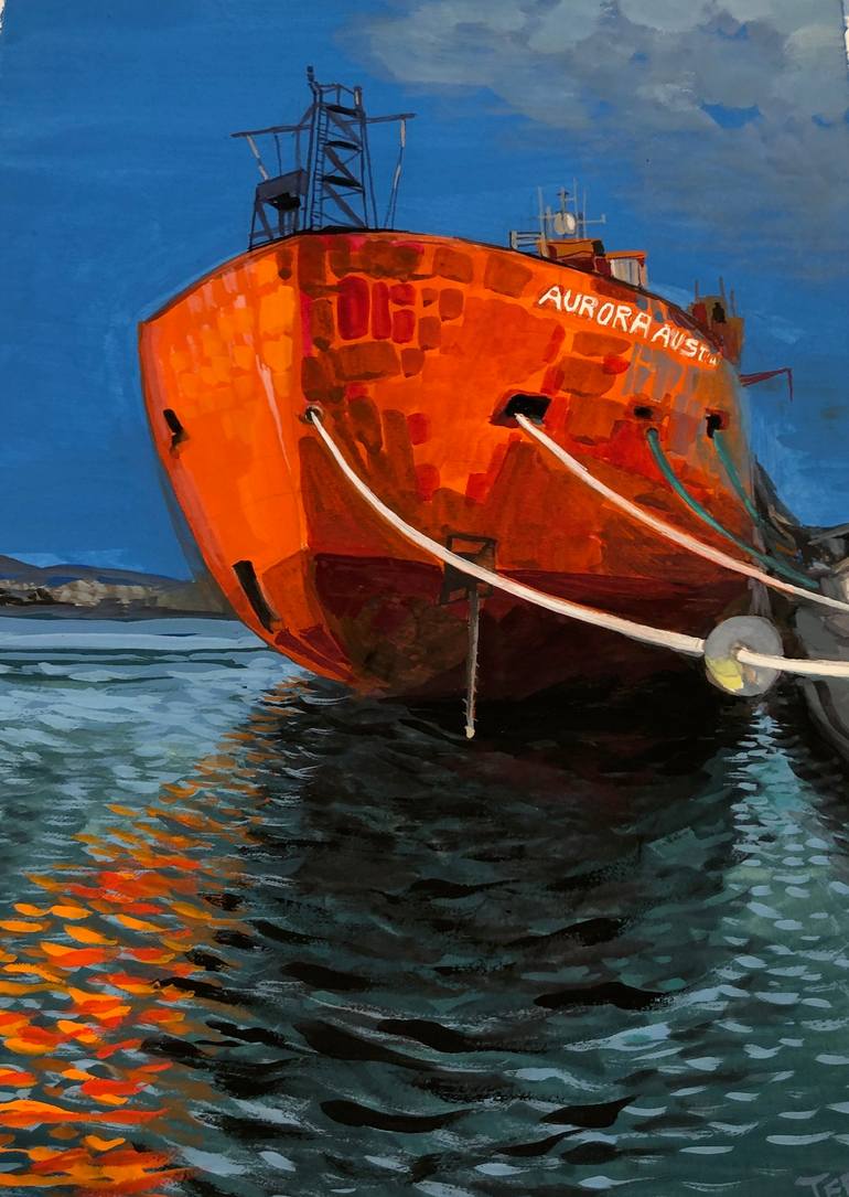 Aurora Australis Painting by Terry-Jean Lambert Carr | Saatchi Art
