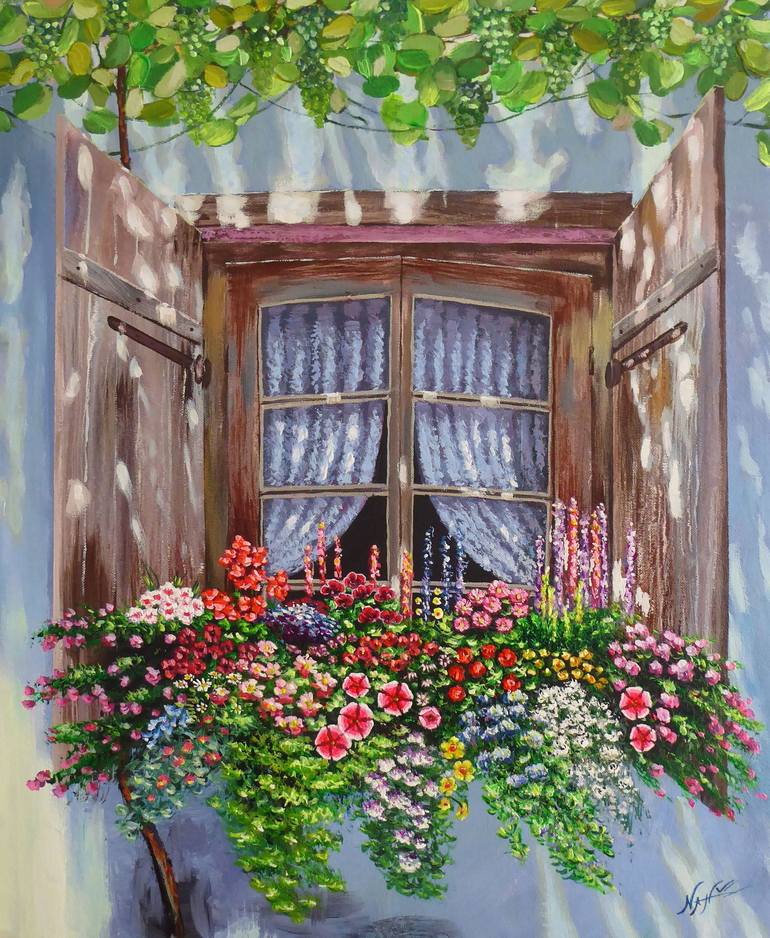 Window Painting by Narek Hambardzumyan | Saatchi Art