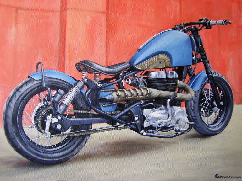 Bobber by Ganna Lutsenko Painting by Ganna Lutsenko | Saatchi Art