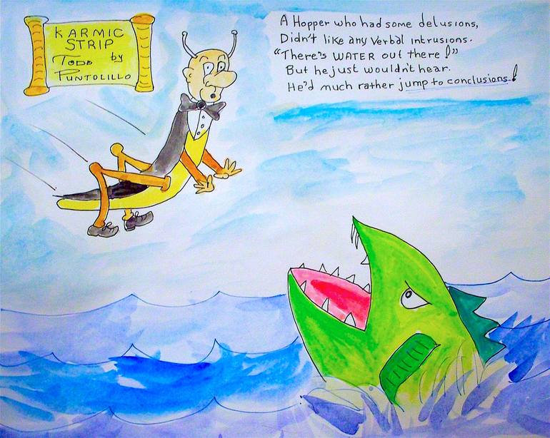 The Hopper Drawing by Todd Puntolillo | Saatchi Art