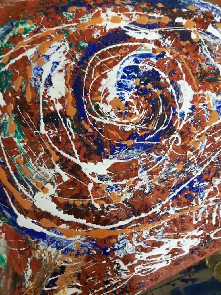 SPIRAL LIFE Painting by Andreea Tanasa | Saatchi Art