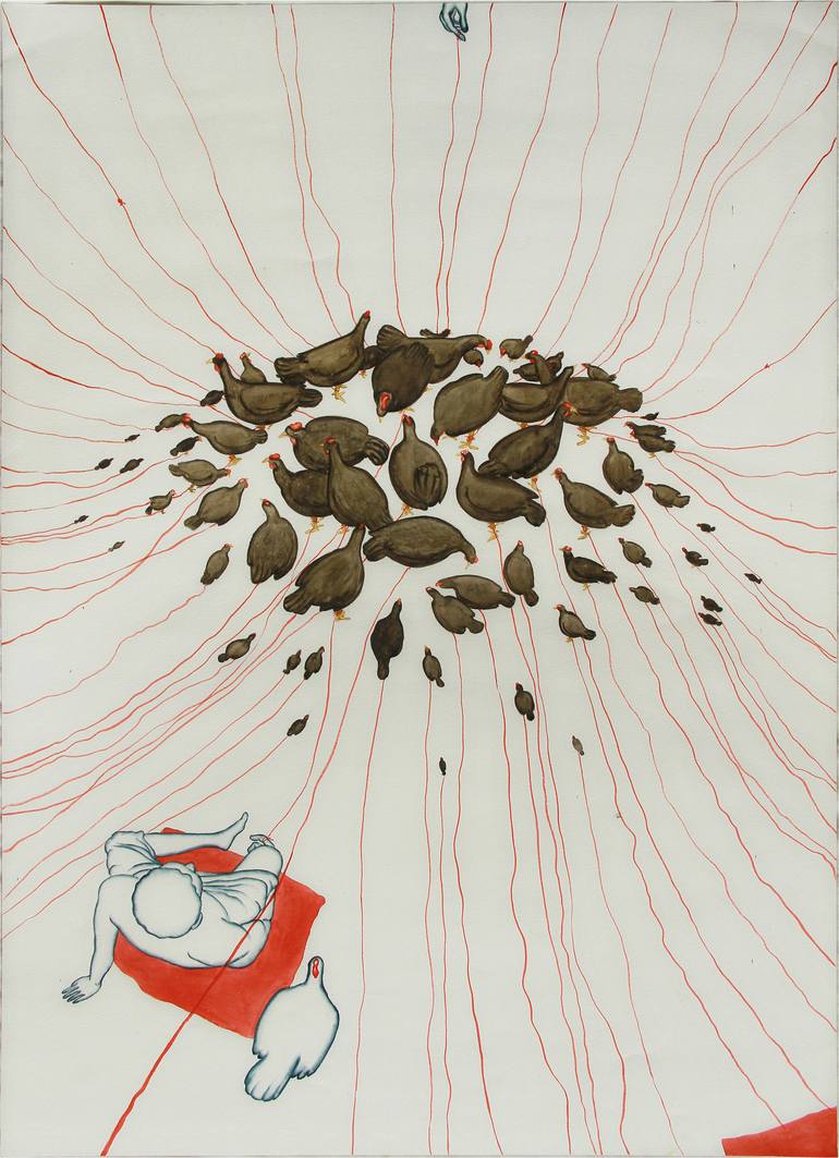 Into The Mountain Painting by Anil Balakrishnan | Saatchi Art