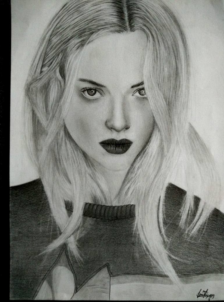 Amanda Seyfried Drawing by Jan Varga | Saatchi Art