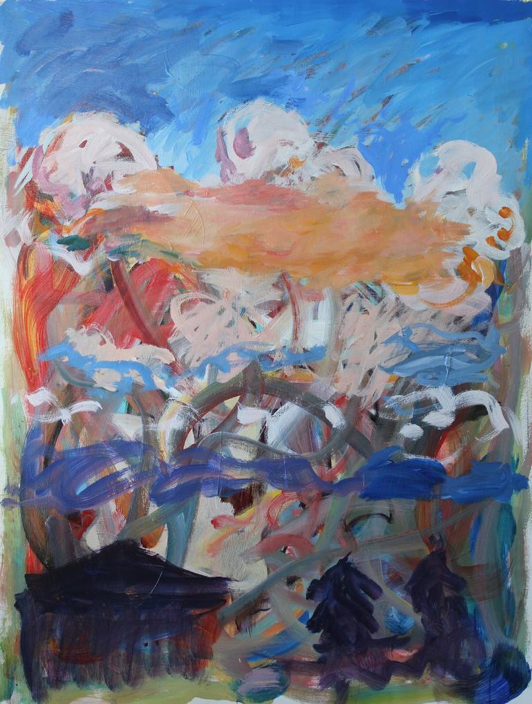 D n D clouds Painting by David Glynn | Saatchi Art