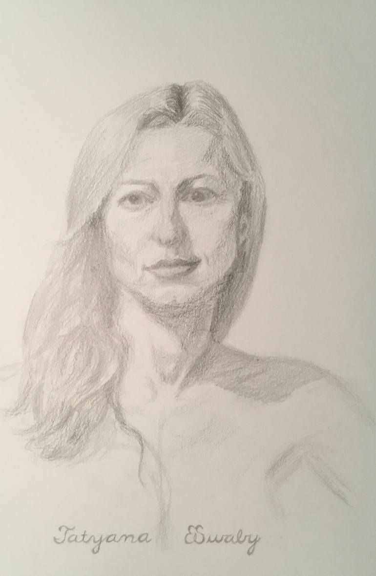 Tatyana Drawing by Edward Swaby | Saatchi Art