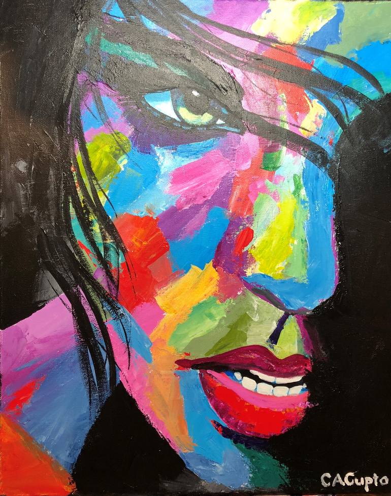 Fierce Painting by Christine Gupta | Saatchi Art