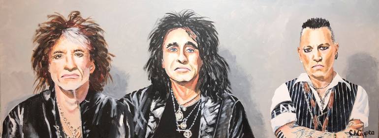 The 3 Rockers Painting by Christine Gupta | Saatchi Art