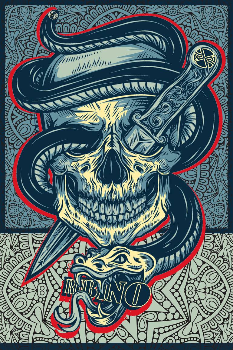 Razor Skull Tattoos