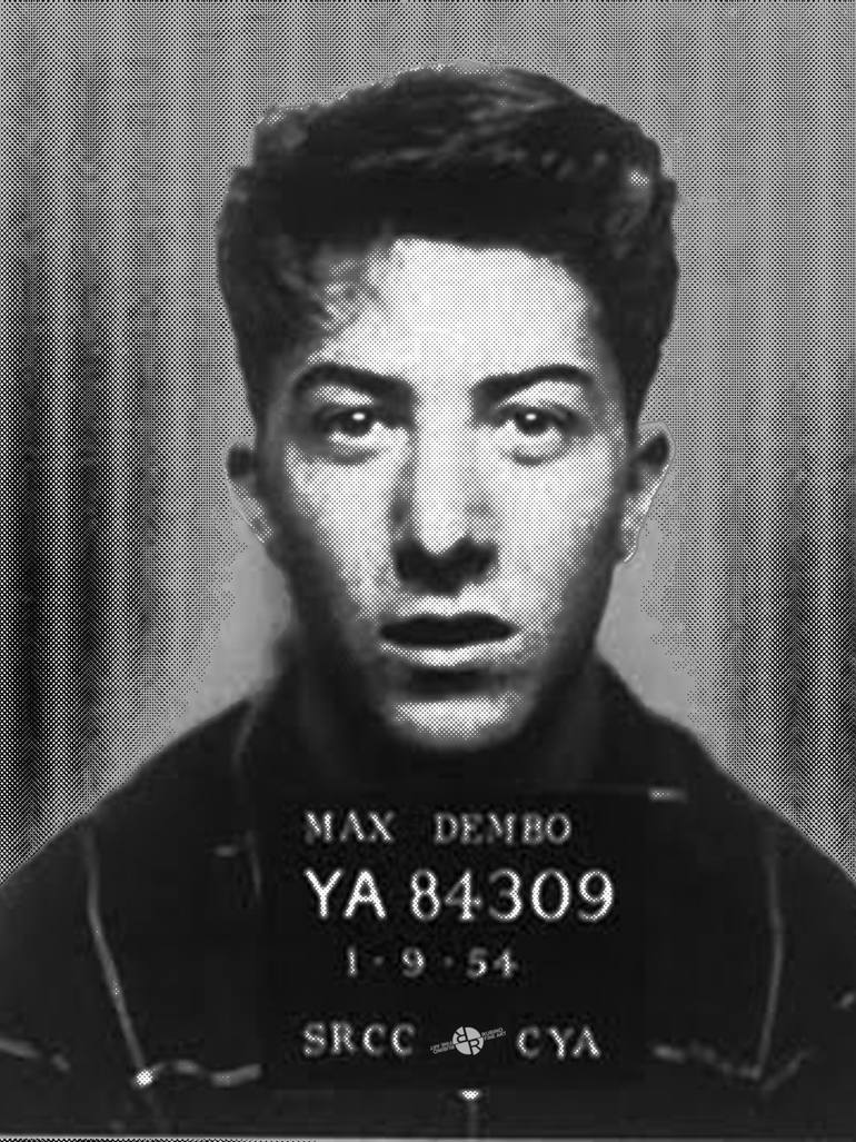 Dustin Hoffman Mug Shot For Film Vertical Digital by Tony Rubino ...