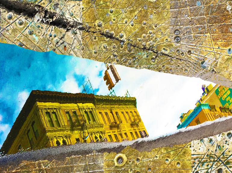 Puddle Building New York City Photography by Tony Rubino | Saatchi Art