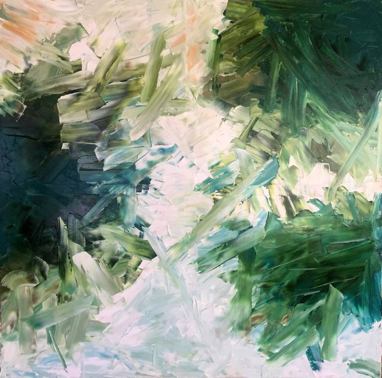 Bitter Green Painting by Nesma Nassef | Saatchi Art
