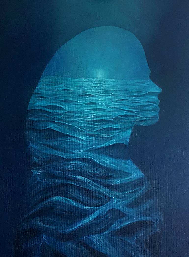 Her view Painting by Alana Kate | Saatchi Art