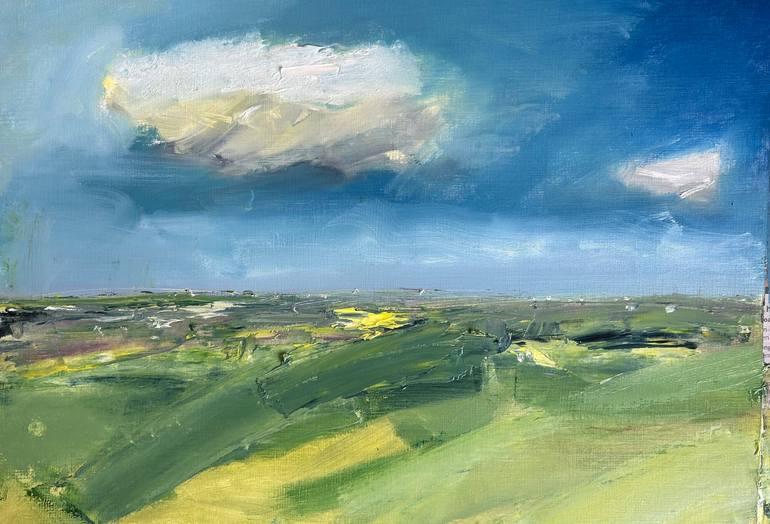 A View of Lincolnshire Painting by Helen Dunning | Saatchi Art