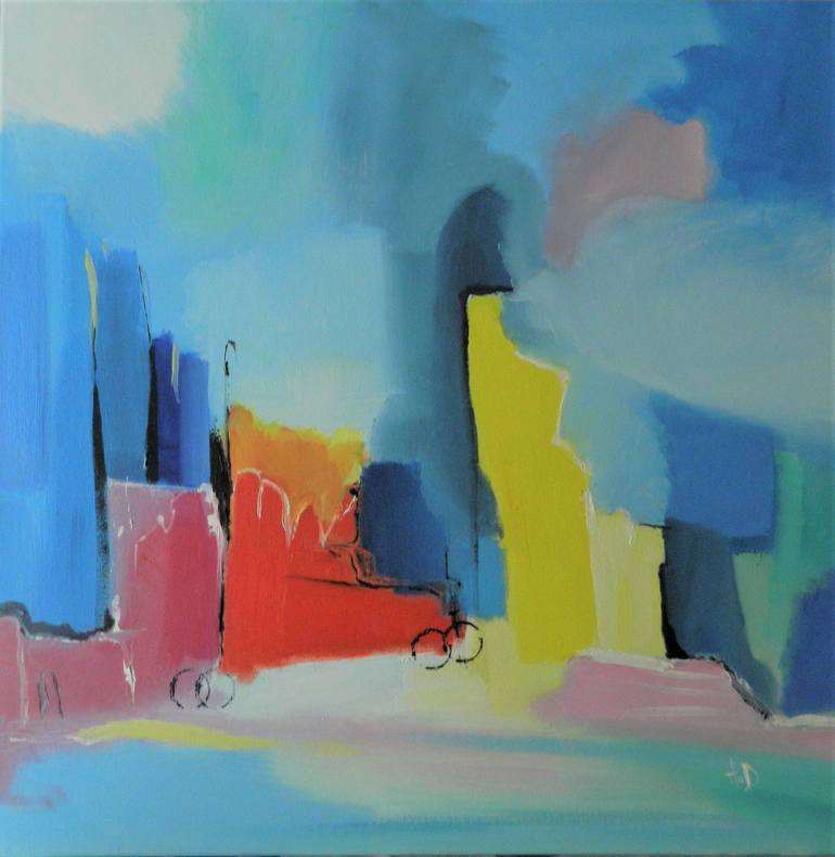 Last parade Painting by Helen Dunning | Saatchi Art