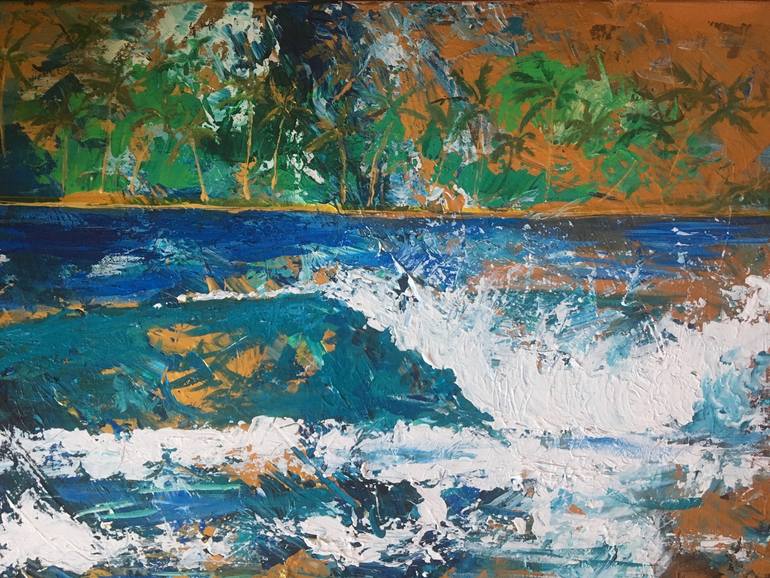 North Sumatra Painting by Jules Ombak | Saatchi Art