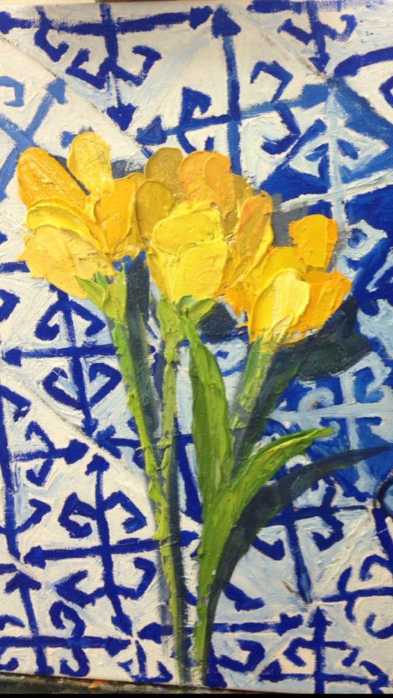 Flower of Hope Painting by Anara Amirova | Saatchi Art